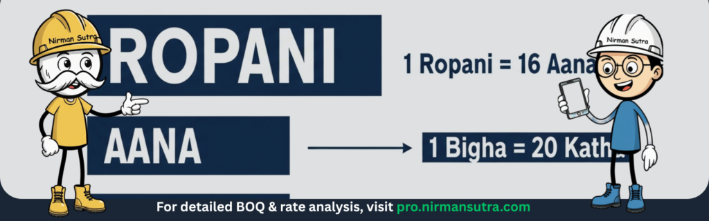 Detailed Information (land unit converter) on Ropani, Bigha, and Square ...